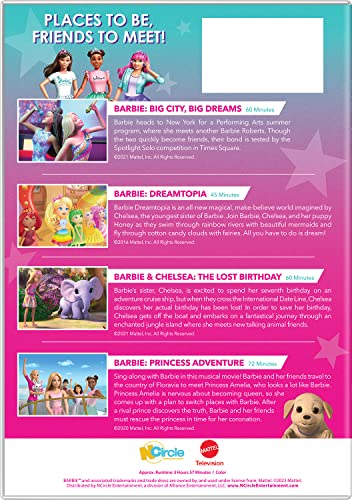 Barbie: 4 Movie Fun Pack Collection [Blu-Ray] [DVD]