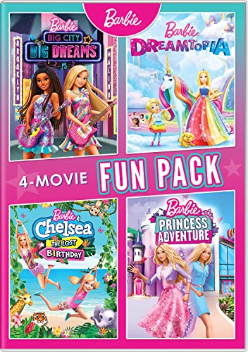 Barbie: 4 Movie Fun Pack Collection [Blu-Ray] [DVD]