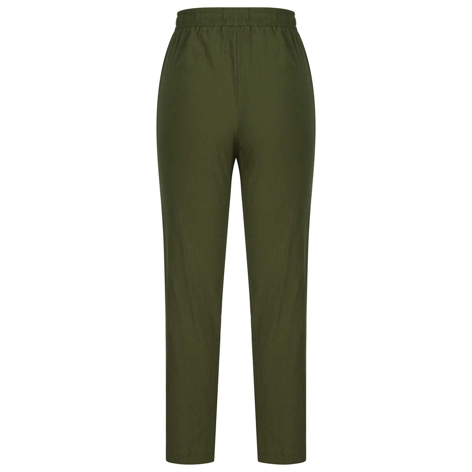 Womens Summer Pants Sweatpants Pants Summer 2023 Casual Loose Drawstring Elastic High Waist Comfy Trousers Straight Leg Long Lounge Pant