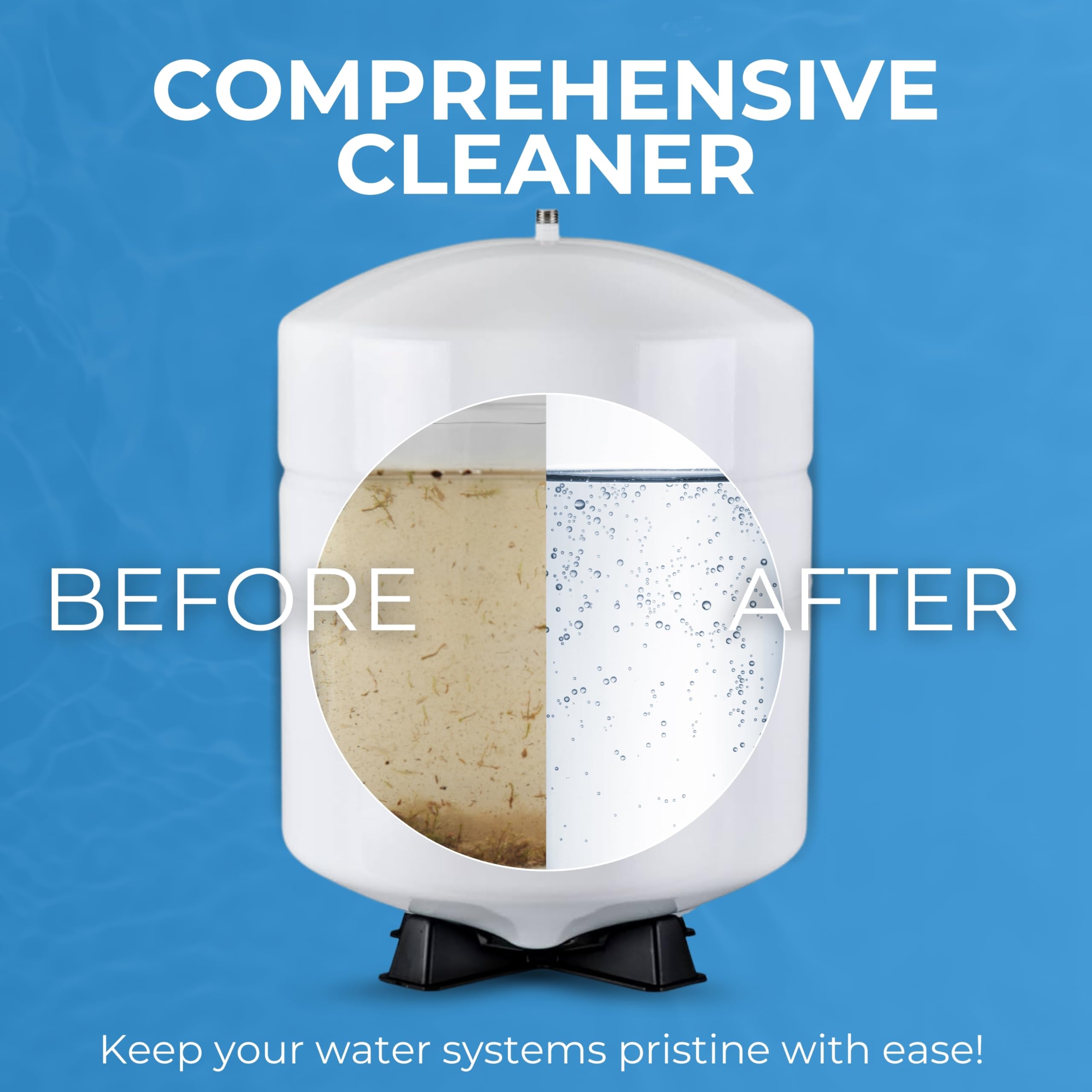 IPW Industries Inc | Sani System (SS24N) Liquid Cleaner for RO System, Coolers & Water Softener | Best Reverse Osmosis System Cleaner for Whole House Water Softener/Water Treatment for Drinking Water