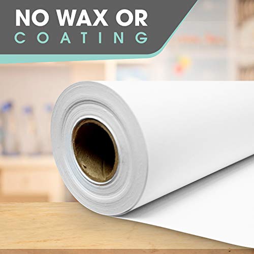 White Art Easel Paper Roll (18 Inch by 75 Feet) β 100% Recyclable Non-Yellowing Arts and Crafts Bond Paper for Paper Tablecloths, Bulletin Board Backing and Wall-Mount Note Stations