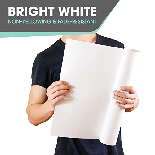 White Art Easel Paper Roll (18 Inch by 75 Feet) β 100% Recyclable Non-Yellowing Arts and Crafts Bond Paper for Paper Tablecloths, Bulletin Board Backing and Wall-Mount Note Stations