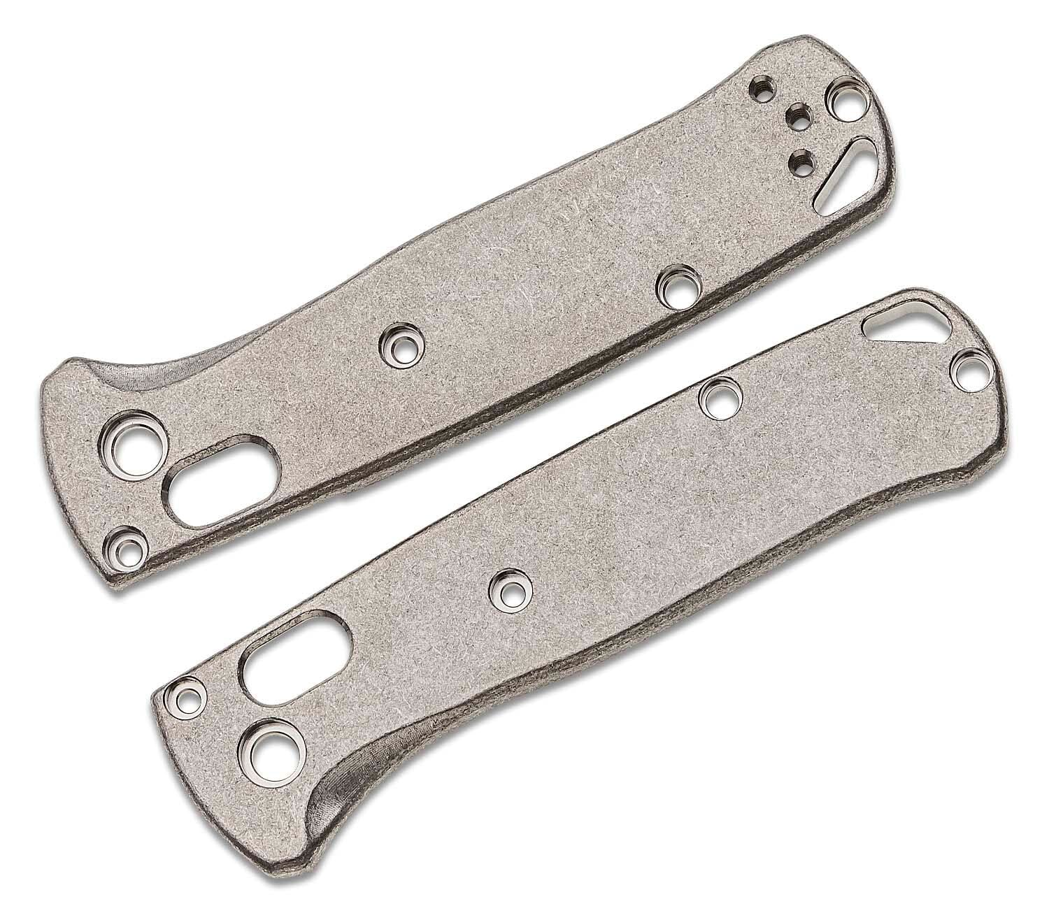 August Engineering Titanium Classic Scales for Benchmade Bugout Series 533 535 Mini Knife not Included (Bugout - 535)