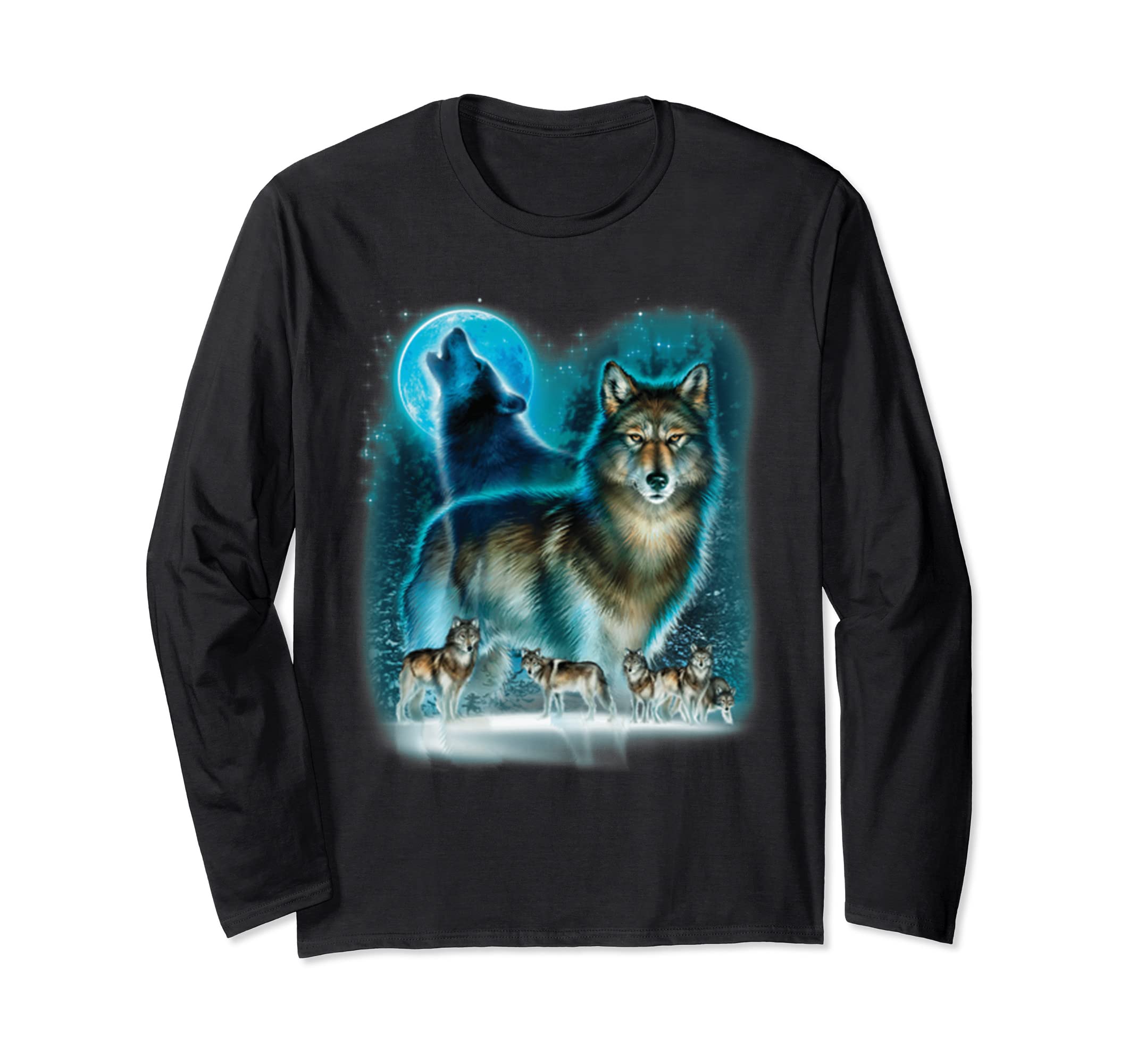 Hunter’s Wolf Owl House Long Sleeve T-Shirt