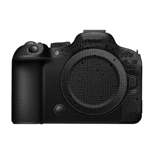 EOS R6 Mark II Skin，Anti-Scratch Anti-Wear Camera Cover Protector Sticker for Canon EOS R6 Mark II Camera Body Protective Film Protection - Circuit Board Black