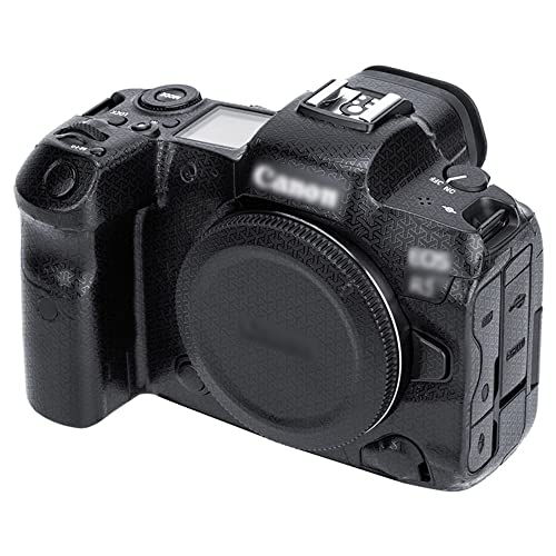 Anti-Scratch Anti-Wear Camera Skin Cover Protector Film for Canon EOS R6 Camera Body Protective Decoration Sticker - Woven Black