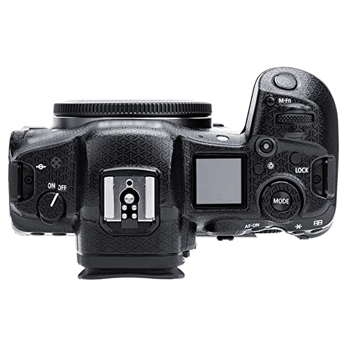 Anti-Scratch Anti-Wear Camera Skin Cover Protector Film for Canon EOS R6 Camera Body Protective Decoration Sticker - Woven Black