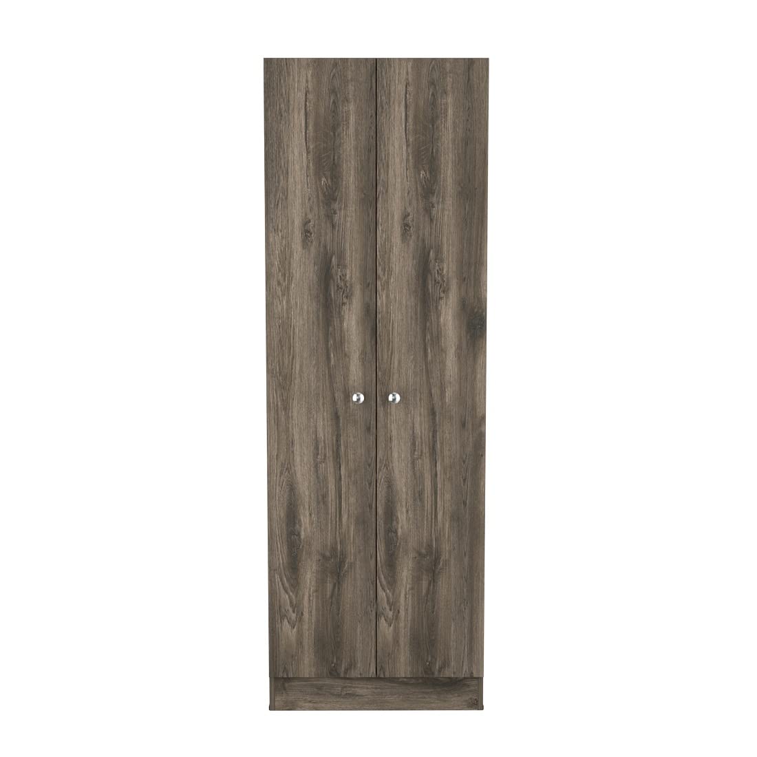 Prohonbec 71" H Modern Pantry Cabinet Cupboard, 5 Shelves, Double Door Cabinet Storage for Kitchen, Dining Room, Laundry or Utility Room (Dark Brown/Black)