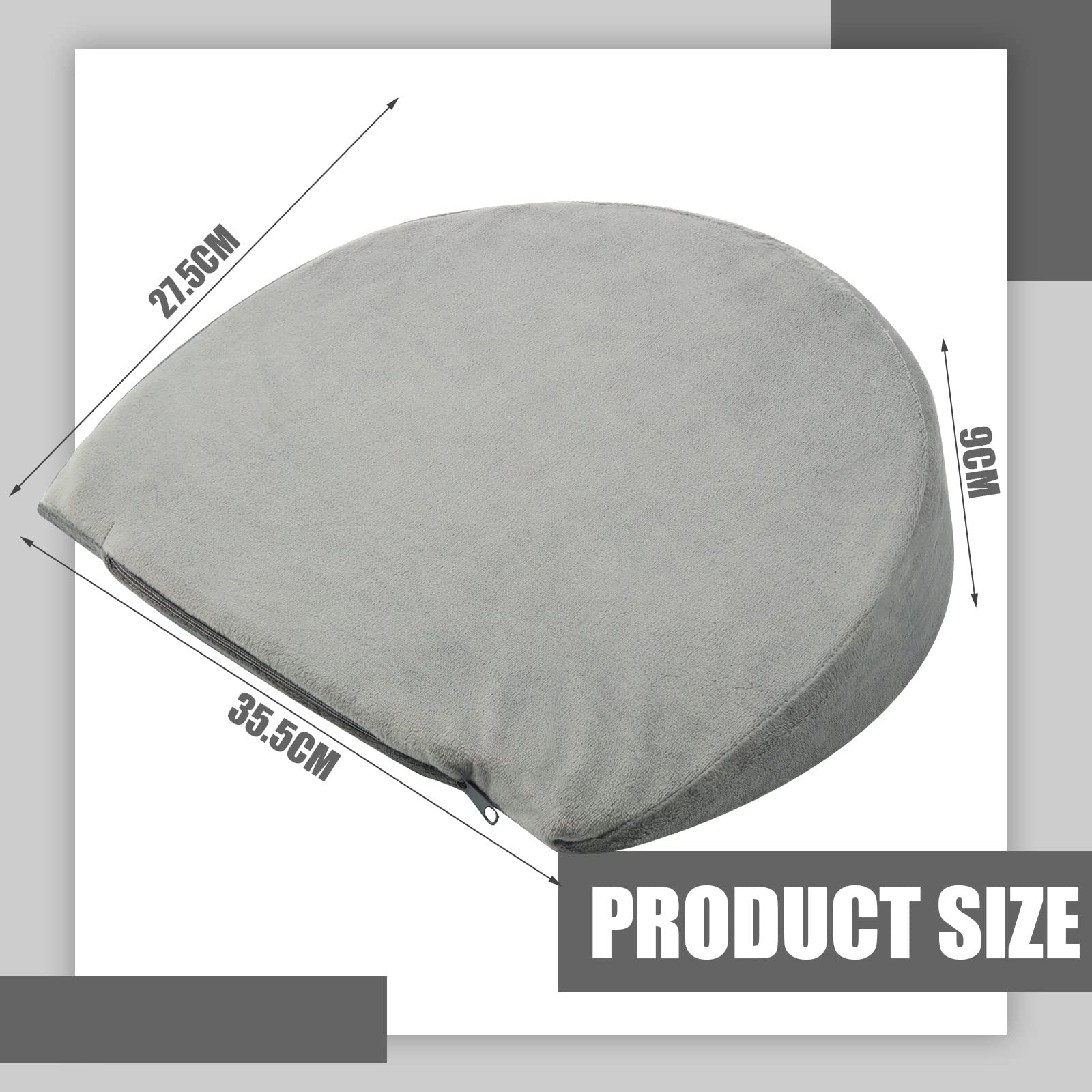 Wesiti 2 Pcs Pregnancy Wedge Pillows for Side Sleeping Small Wedge Pillow Maternity Pillows Belly Pillow for Sleeping Support Body, Legs, Back, Knees Novice Mom Gifts