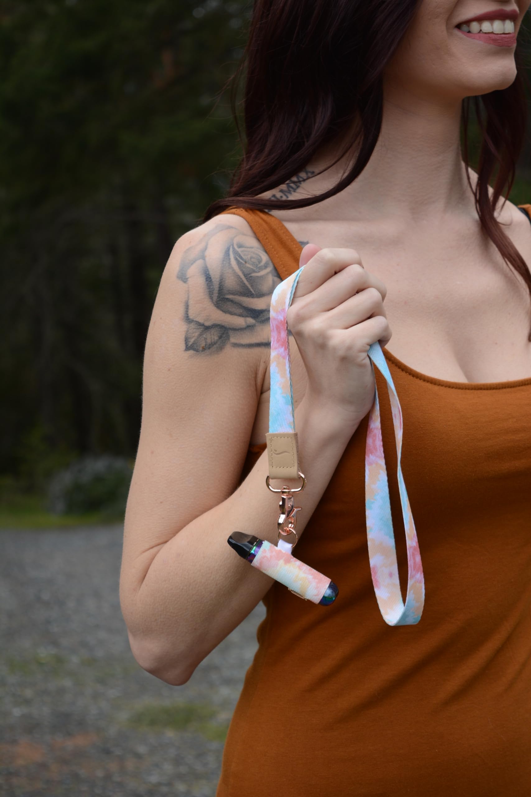 River & Rain Lanyard & Elastic Anti Lost Device Holder Case Leash Necklace for many uses