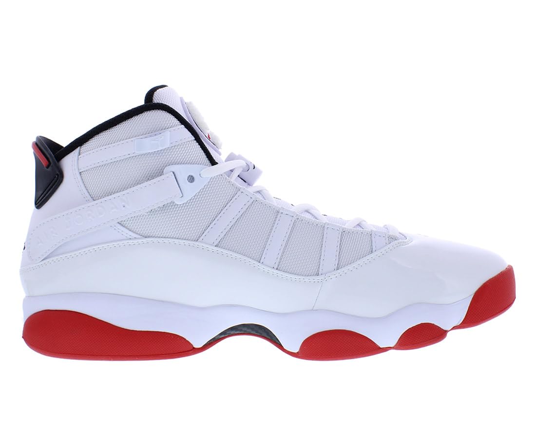 Nike Jordan Men's 6 Rings Basketball Shoes 322992-012 White/University Red 9.5