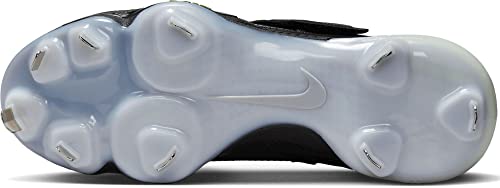 Nike Force Zoom Trout 8 Pro CZ5915-010 Black-White Men's Metal Baseball Cleats 10.5 US