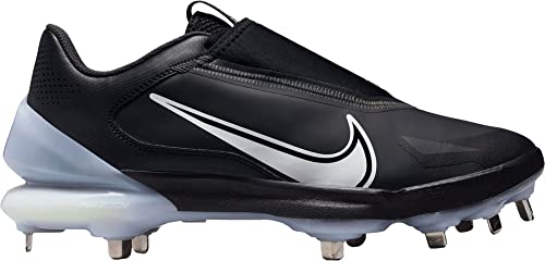 Nike Force Zoom Trout 8 Pro CZ5915-010 Black-White Men's Metal Baseball Cleats 10.5 US