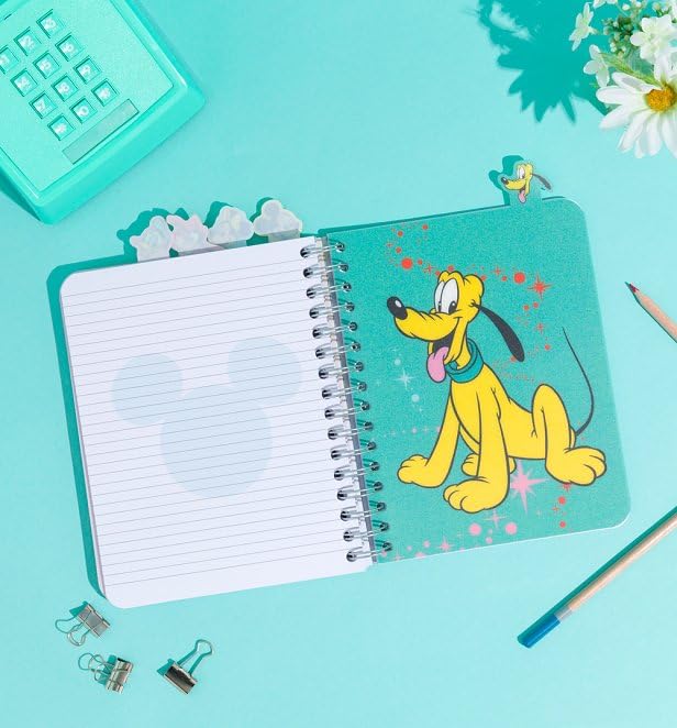 LOUNGEFLY Stationary Disney D100 Mickey and Friends Journal with TABS