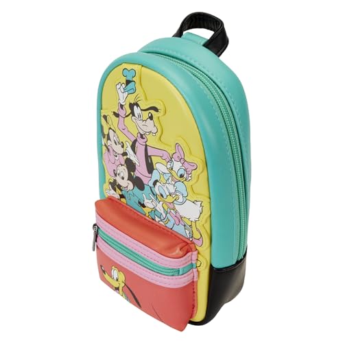 LOUNGEFLY Stationary Disney D100 Mickey and Friends Pencil CASE