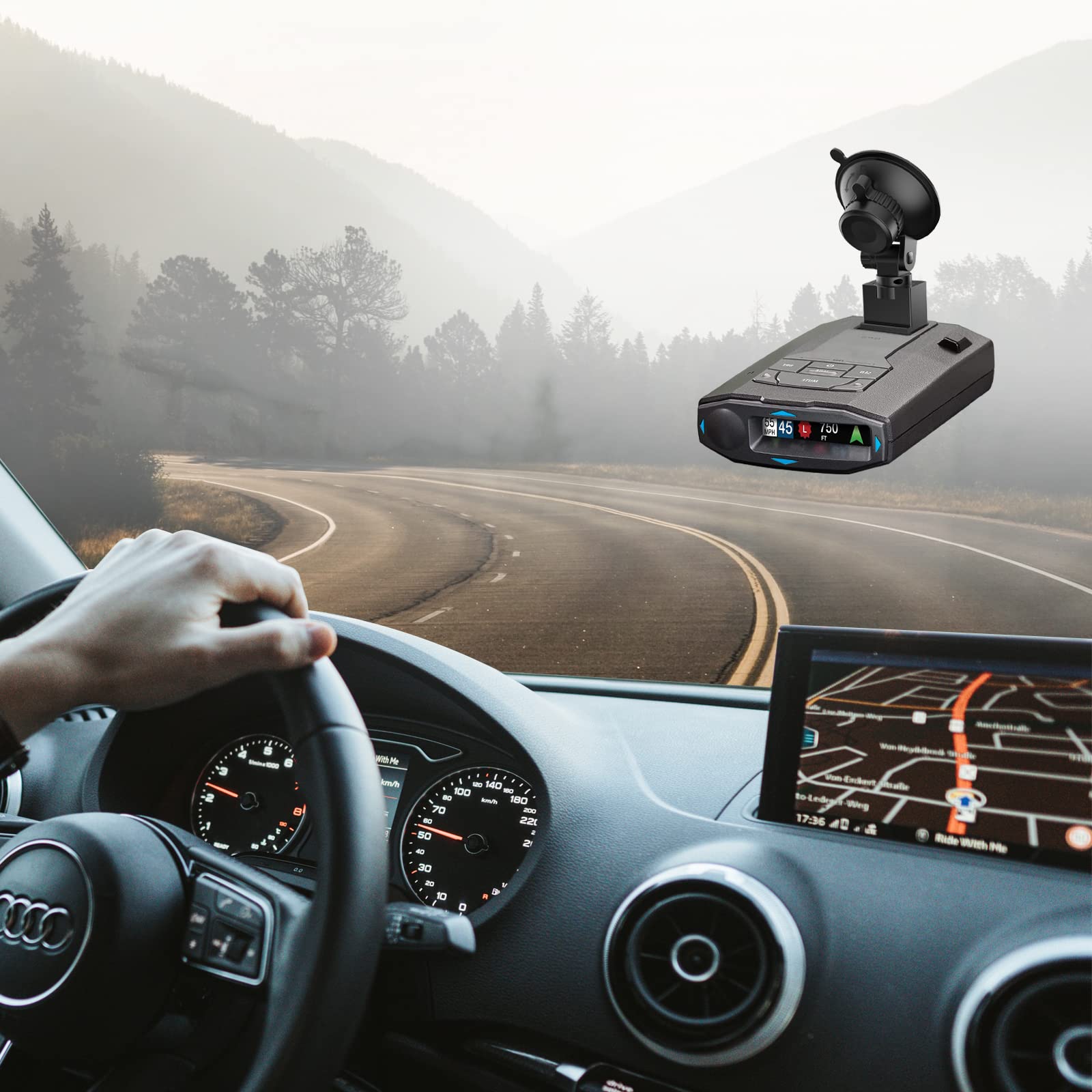 Radar Detector Mount,Car Radar mounting Bracket,Windshield and Dashboard Suction Mount,for Escort Max360c Max 3 IX IXc Redline EX Beltronics Cobra DualPro GT 360 Radar Models, w/EZ Magnet Connection