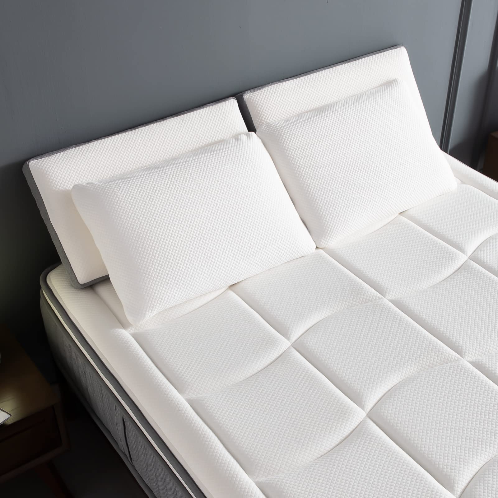 Queen Mattress, DIGLANT 12 Inch Gel Memory Foam Hybrid Mattress, Euro Top Pocket Spring Mattress in a Box, Balance Support & Motion Isolation, Medium Feel Mattress, CertiPUR-US Certified