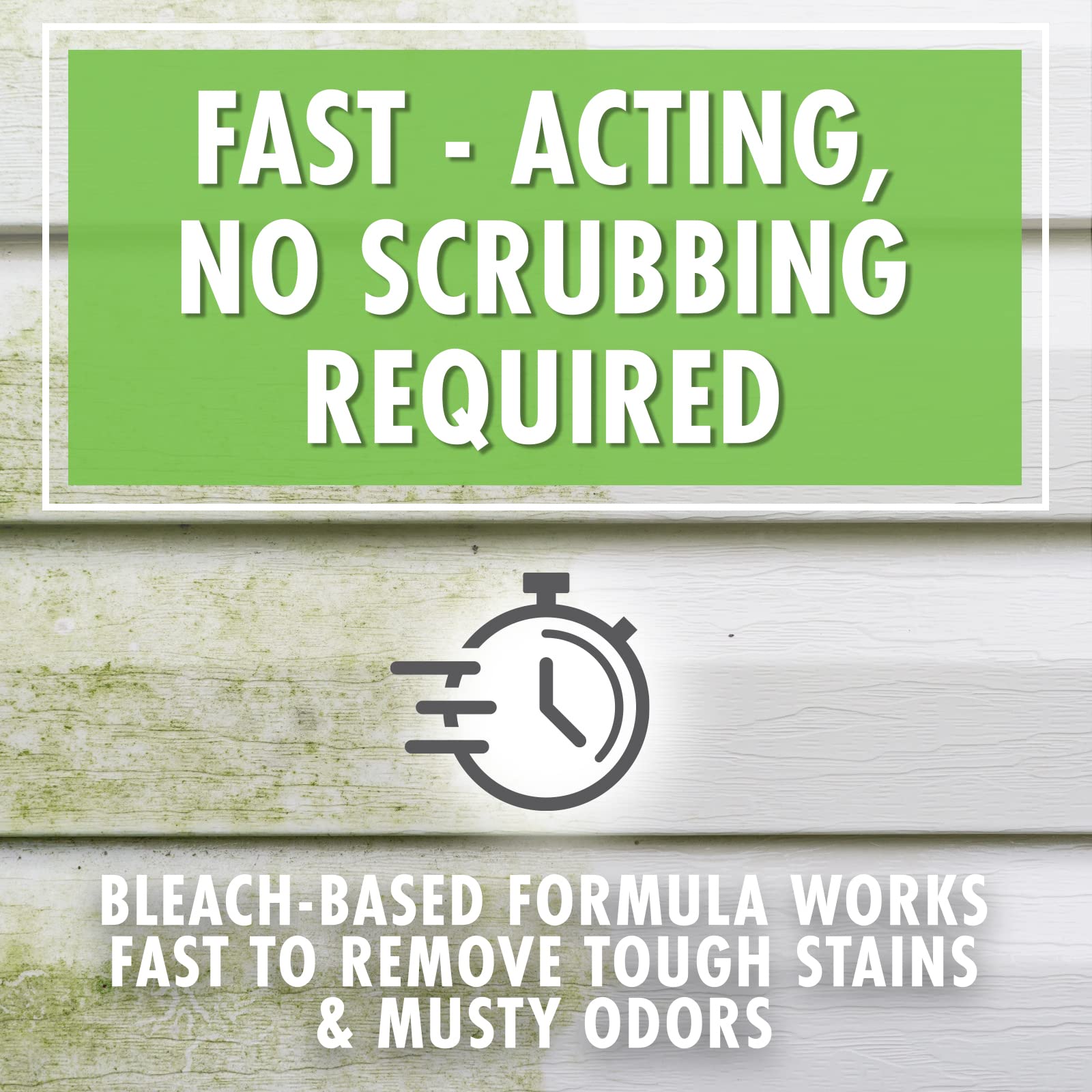 30 SECONDS Mold & Mildew Stain Remover Spray- Indoor & Outdoor Use