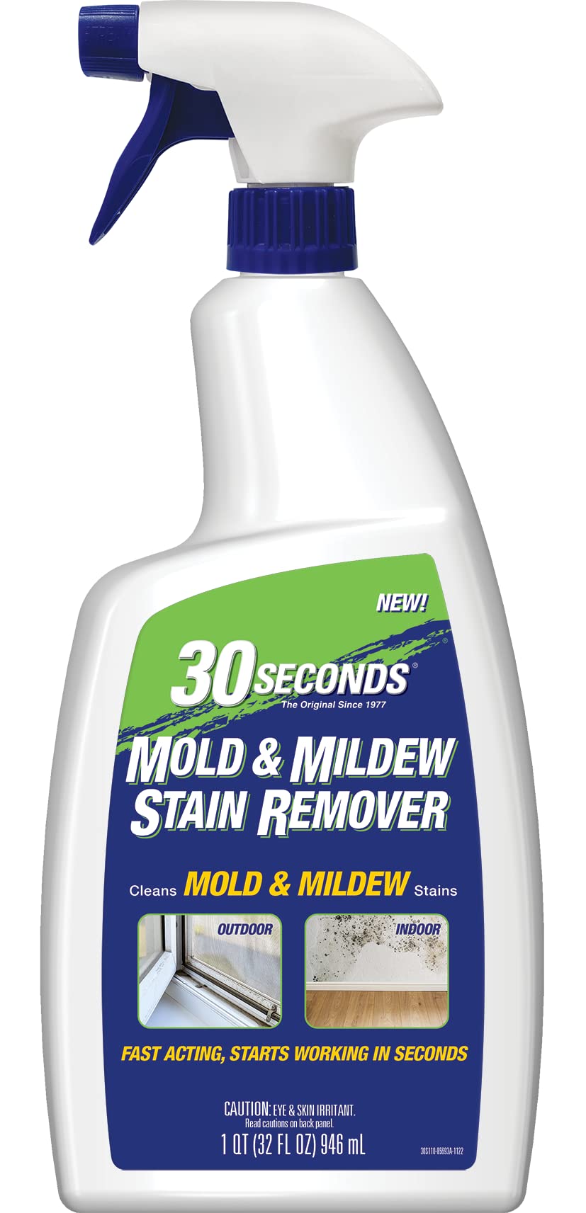 30 SECONDS Mold & Mildew Stain Remover Spray- Indoor & Outdoor Use