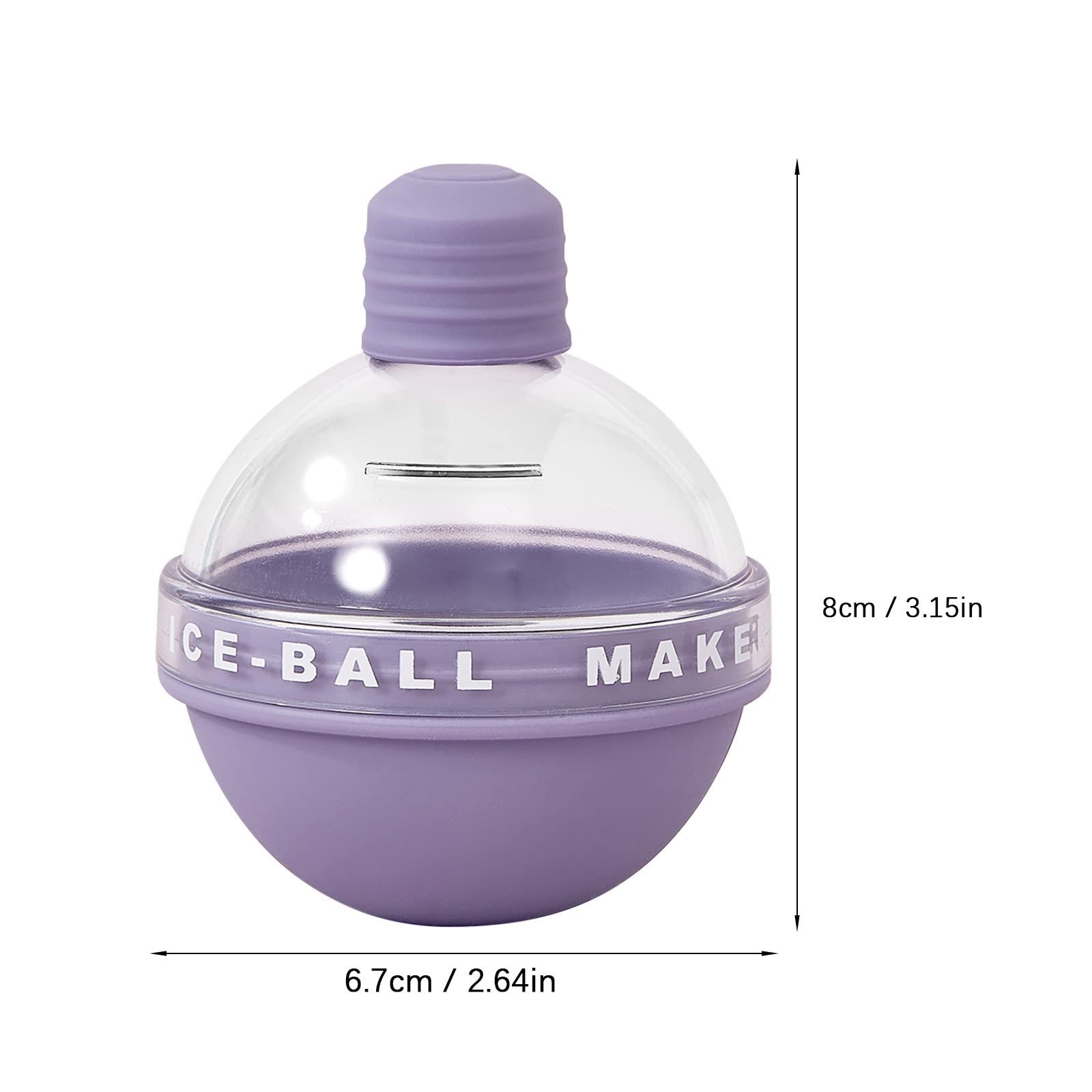 Kitchen Gadgets Lot Ice Ball Mould Bobuluo Round Ice Cube Ice Cube Tray Leak Silicone Big Sphere Ice Ball Makers For Whiskey Cocktail Easy Release Peak Ice