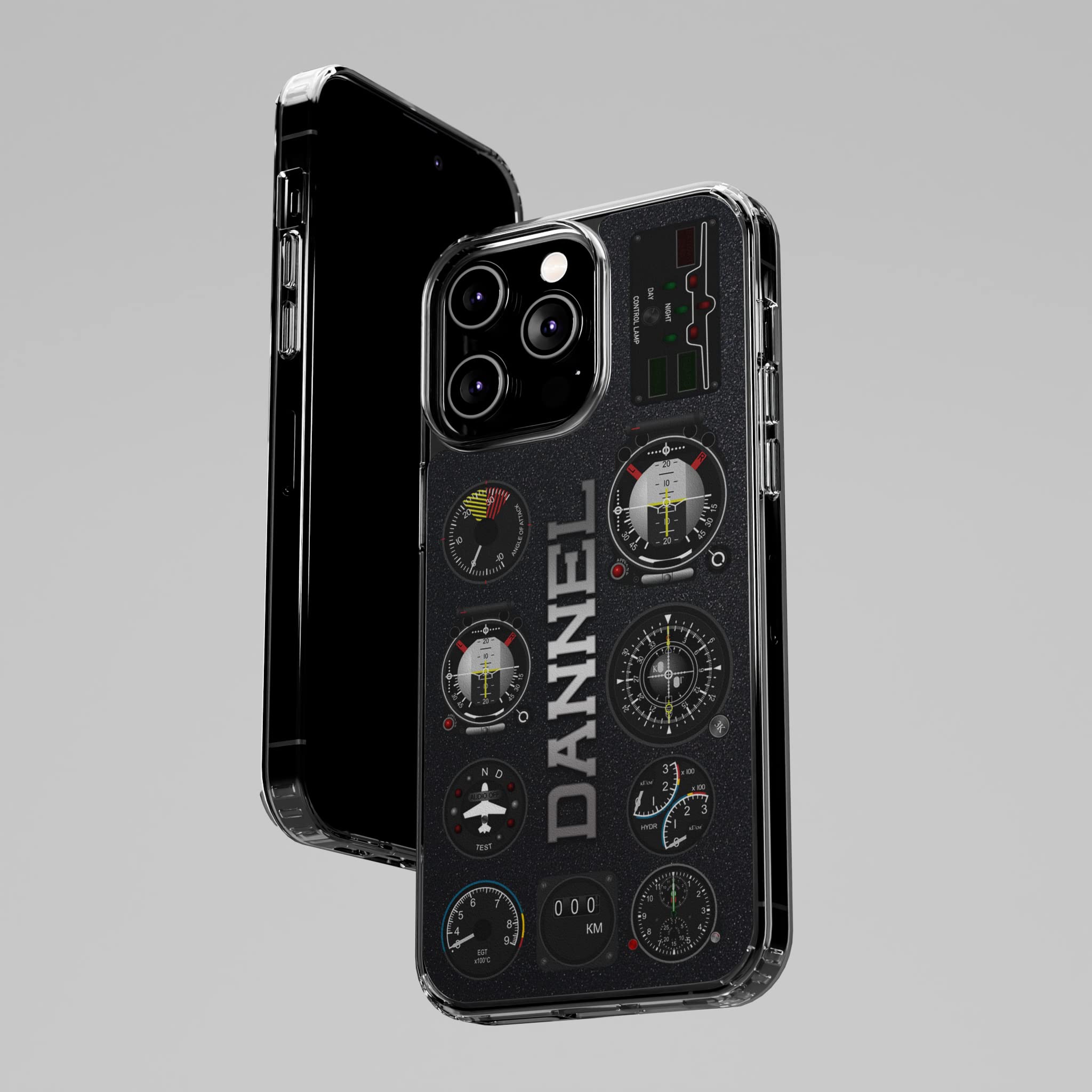 TWENTI Aviation Gifts for Pilots Men Personalized Pilot Phone Case Custom Name Clea Cover Compatible with iPhone 15 14 13 12 11 Plus Mini Pro Max