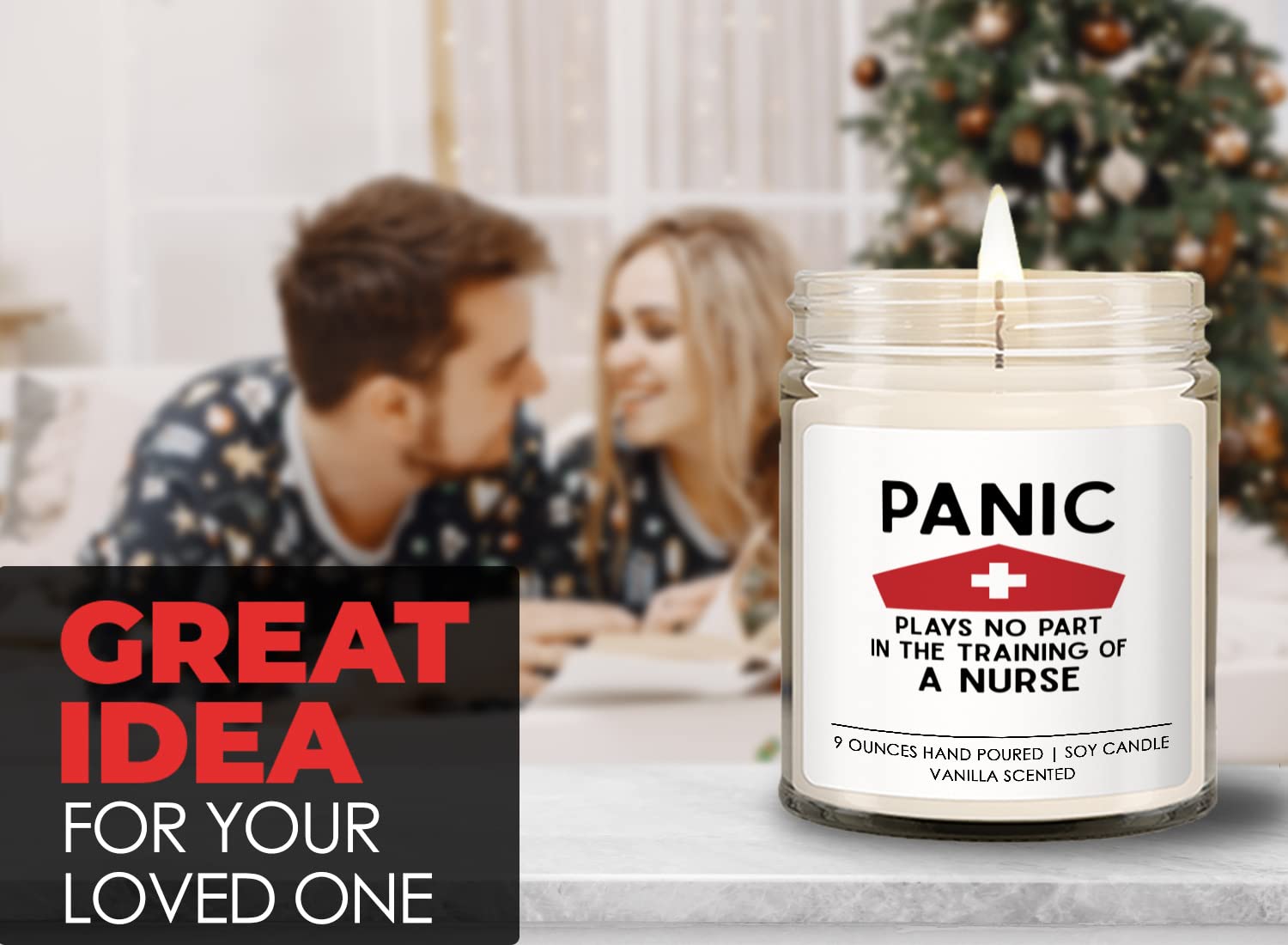 Flairy Land Nurse Vanilla Candle - Plays no Part in The Training - Nurse Assistant Caretaker Nurse Student Graduation Nursery RN Registered Nurse Practitioner