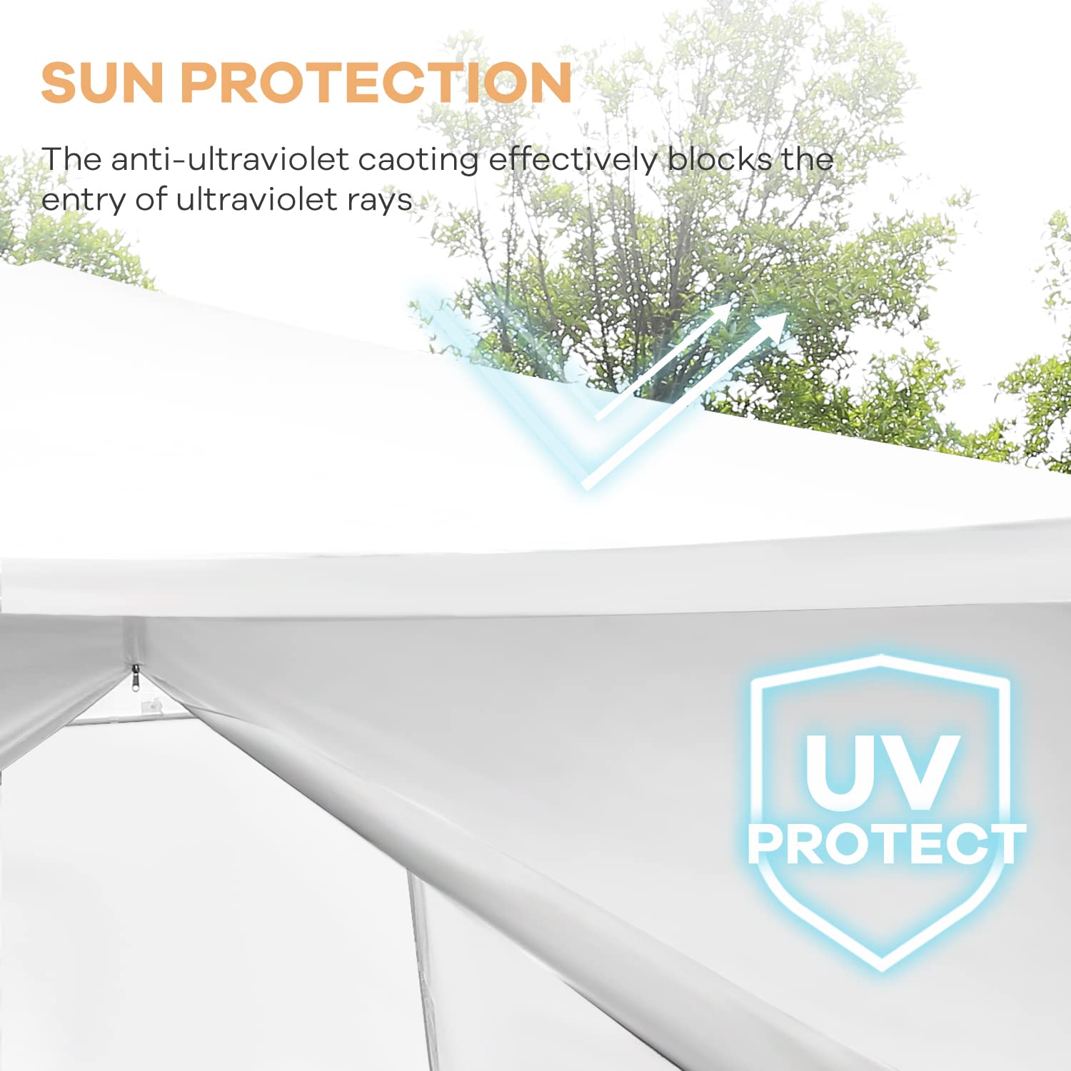 10X30ft Outdoor Gazebo, Canopy Tent Heavy Duty Wedding Party Tent with 8 Removable Sidewalls for Outdoor Wedding, BBQ, Camping, Backyard, Tents for Parties