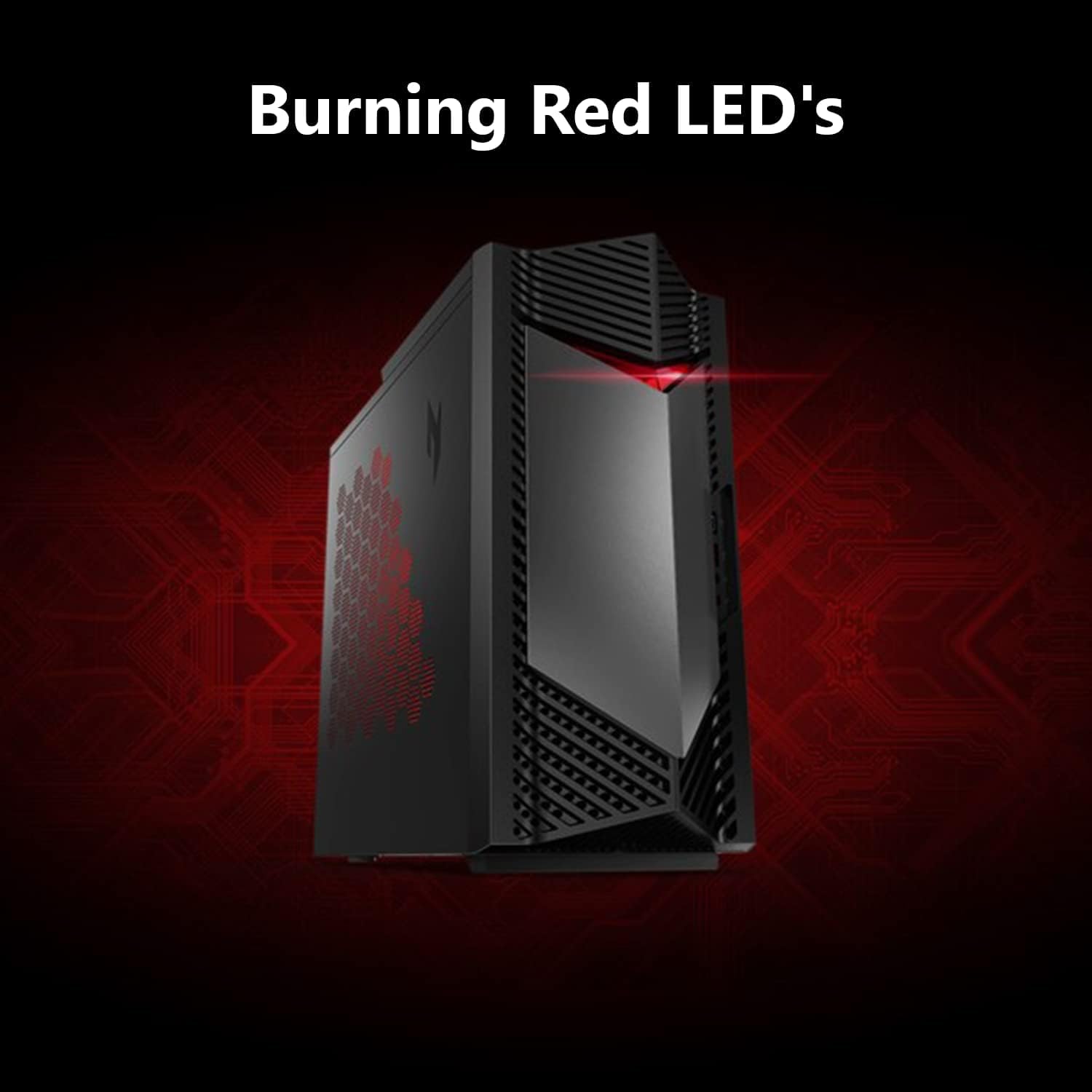 Acer Nitro 50 N50-650-UR13 Gaming Desktop | 13th Gen Intel Core i5-13400F 10-Core Processor | NVIDIA GeForce RTX 3060 | 16GB 3200MHz DDR4 | 512GB SSD | 1TB HDD | Intel Wi-Fi 6E AX211 | Windows 11 Home