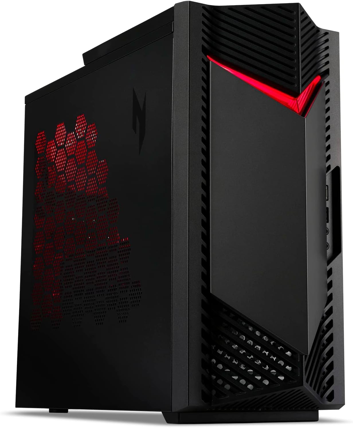 Acer Nitro 50 N50-650-UR13 Gaming Desktop | 13th Gen Intel Core i5-13400F 10-Core Processor | NVIDIA GeForce RTX 3060 | 16GB 3200MHz DDR4 | 512GB SSD | 1TB HDD | Intel Wi-Fi 6E AX211 | Windows 11 Home