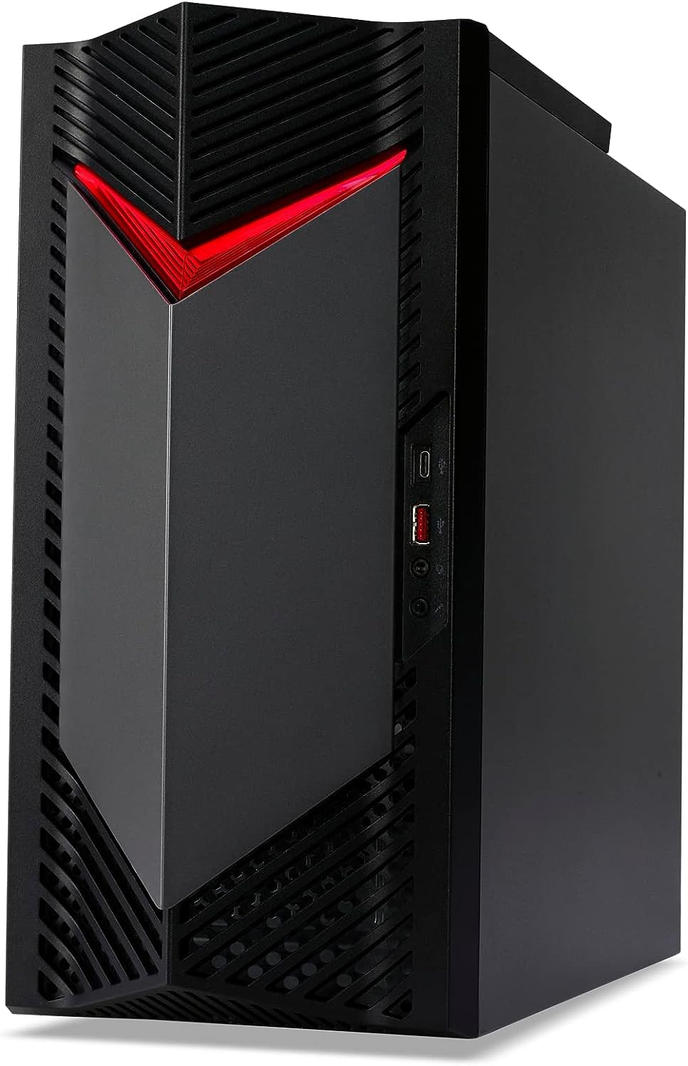 Acer Nitro 50 N50-650-UR13 Gaming Desktop | 13th Gen Intel Core i5-13400F 10-Core Processor | NVIDIA GeForce RTX 3060 | 16GB 3200MHz DDR4 | 512GB SSD | 1TB HDD | Intel Wi-Fi 6E AX211 | Windows 11 Home