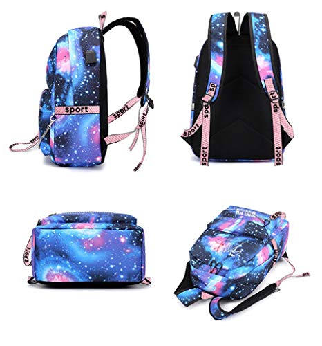 JUSTGOGO KPOP TWICE Backpack Daypack Shoulder Bag School Bag Bookbag with USB Charging Port