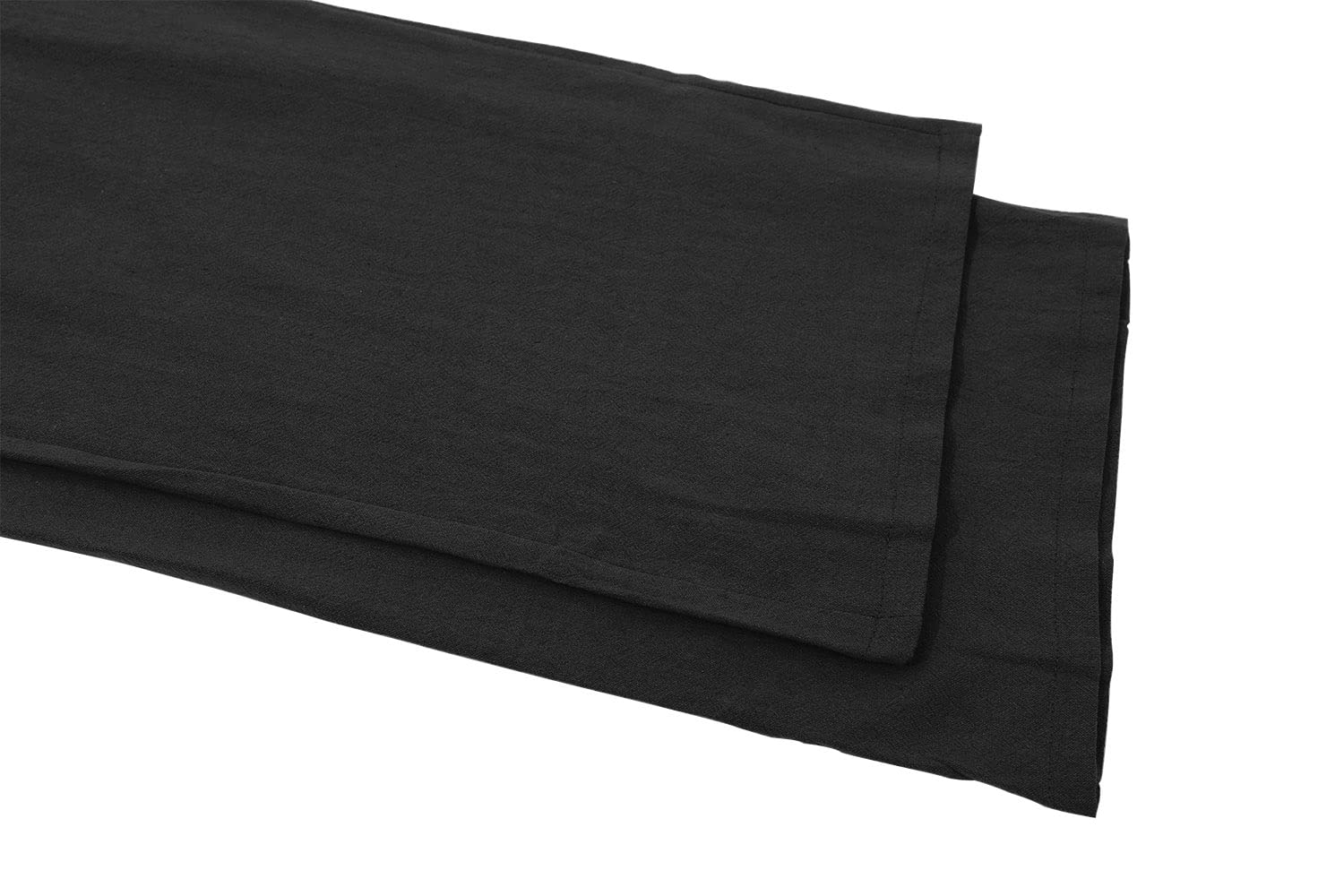 ebossy Women's Summer Drawstring Elastic Waist Cotton Linen Utility Beach Palazzo Pants Pockets (XL, Black)