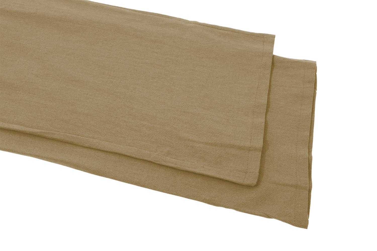 ebossy Women's Summer Drawstring Elastic Waist Cotton Linen Utility Beach Palazzo Pants Pockets (XL, Khaki)
