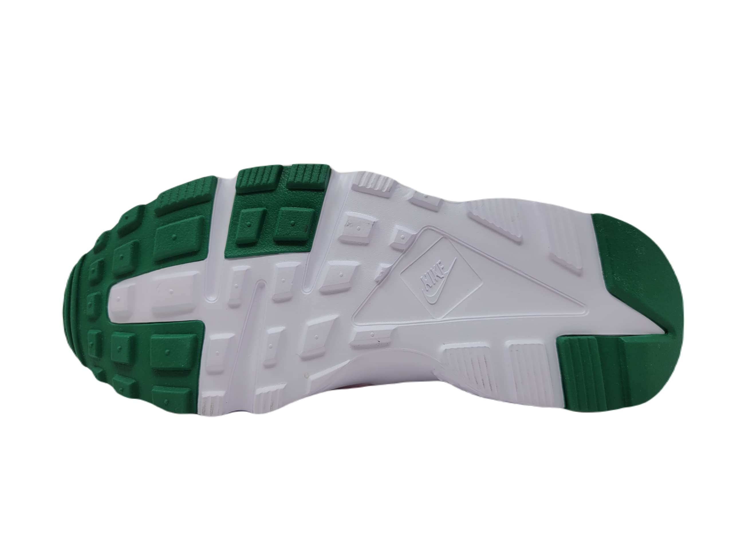 Nike Huarache Run GS Grade School Sneakers, Pink Foam/Malachite-Sesame, 4.5 M US