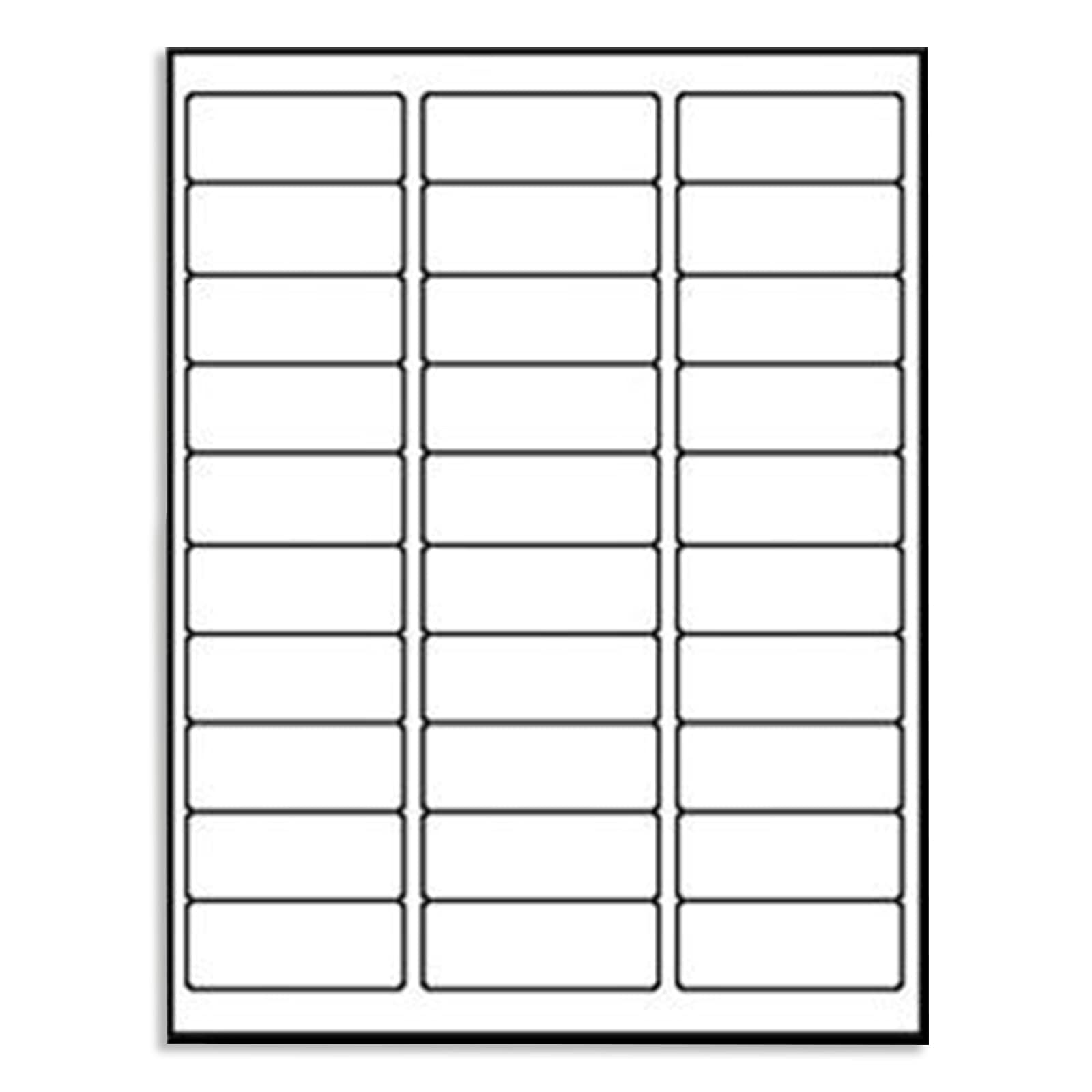 9527 Product 30 up Sticker Labels 1 x 2-5/8 FBA Shipping Address Labels SKU Labels for Laser/Ink Jet Printer, 30 Sheets Total 900 Labels