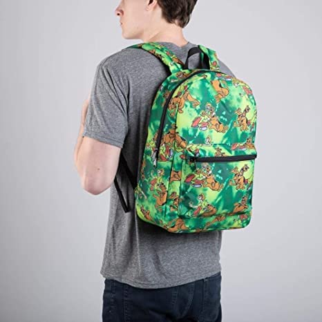 Scooby-Doo and Shaggy Sublimated Print Backpack with Laptop Pocket