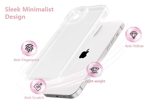 ZTOFERA Designed for iPhone 13 6.1 inch,Sparkly Cute Clear Case for Women Girls,Glitter Bling Flexible Soft TPU Silicone Bumper Protective Cover for iPhone 13,Clear