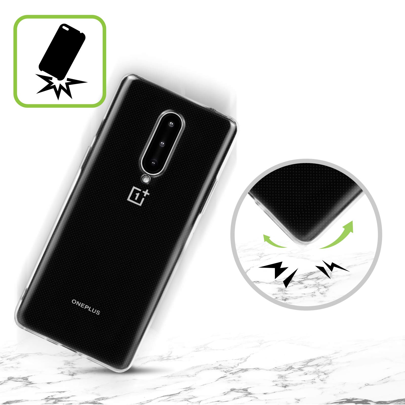 Custom Customized Personalized Trendy Monograms Jungle Soft Gel Case Compatible with Google Pixel 7 Pro
