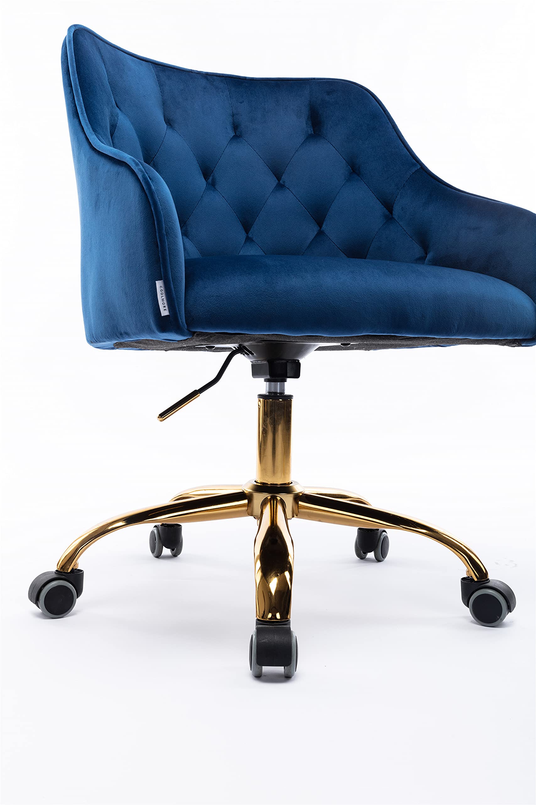 FIVESHOW Swivel Shell Chair for Living Room/Bed Room, Modern Leisure Office Chair,Height Adjustable (Navy)