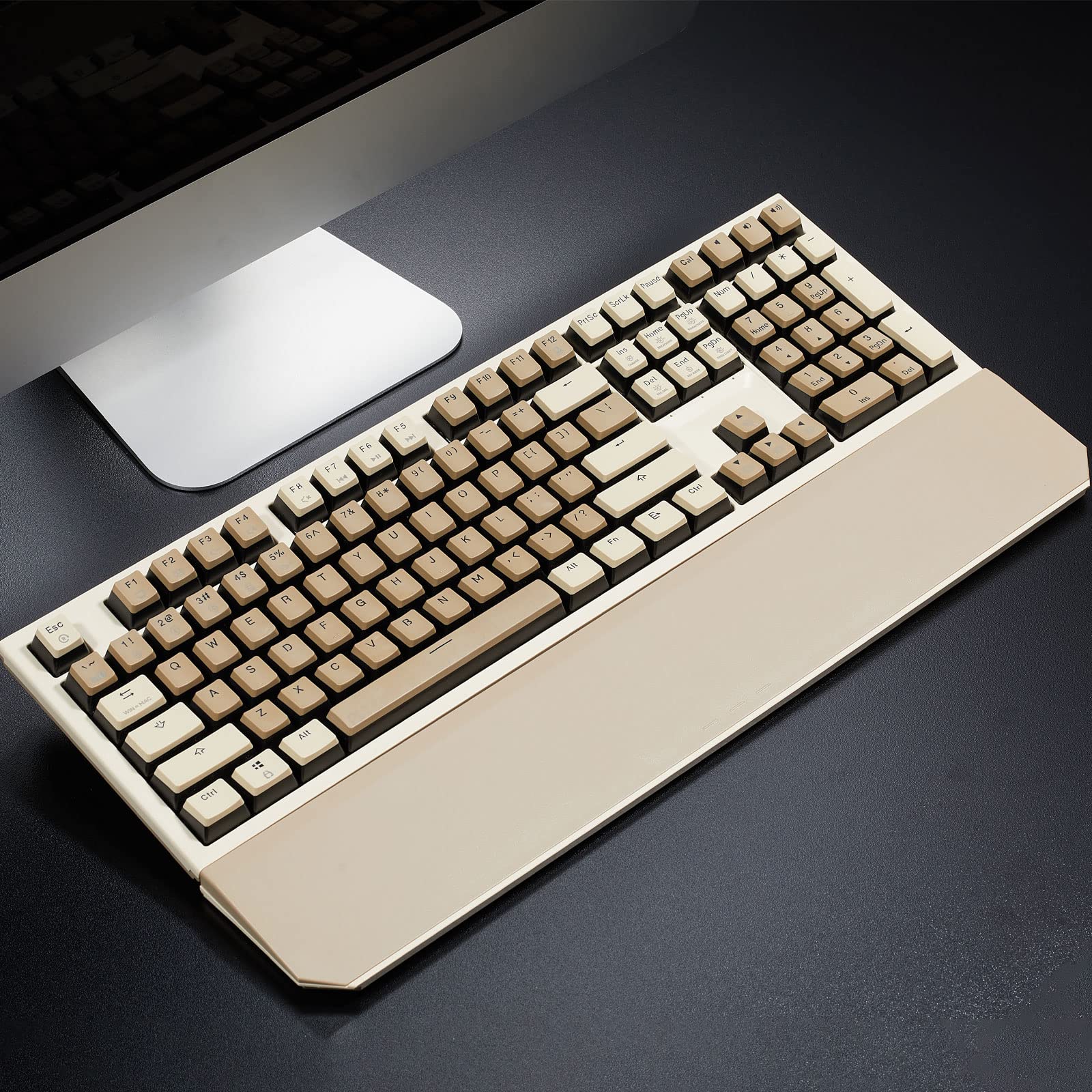 Hexgears X5pro Wireless Mechanical Keyboard, Triple Mode BT5.0/2.4G/USB-C Mechanical Keyboard with Kailh Box Red Switch, Hot Swappable 108 Keys Full Size Keyboard for Windows All Laptop Mac
