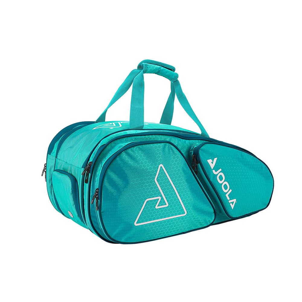 JOOLA Tour Elite Pickleball Bag – Backpack & Duffle Bag for Paddles & Pickleball Accessories – Thermal Insulated Pockets Hold 4+ Paddles - Includes Fence Hook Turquoise/Teal