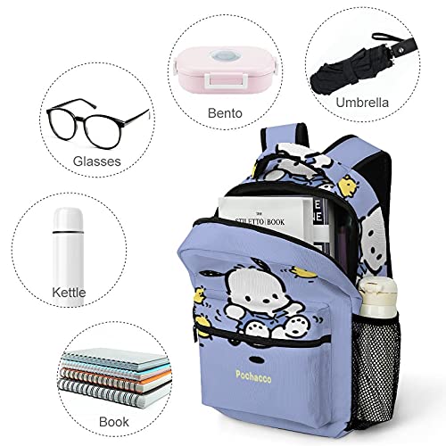 Poch-acco backpack knapsack withe side pokect large suitable for Men women hiking camping picnic