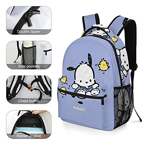 Poch-acco backpack knapsack withe side pokect large suitable for Men women hiking camping picnic