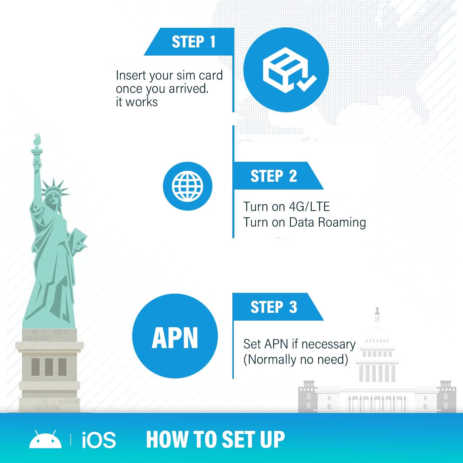 LBDCIOT Japan Data Only SIM Card 30 Days | Unlimited Internet Data Prepaid SIM Card for iPhone and Android,High Speed Japan Data SIM Card |Docomo & KDDI Network | Hotspot tethering Supported