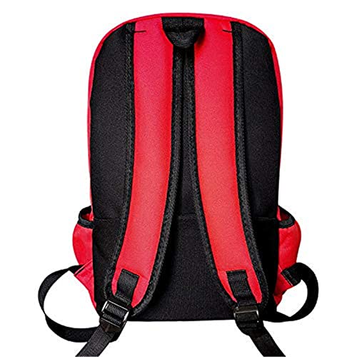 Itsuki Nakano Boys Backpack for School 17 Inch, Us Gamer Backpacks Laptop Backpack Bookbag Travel Back Pack Lightweight Waterproof for Student Work Casual Daily Use (Red)