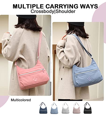 BASICPOWER Crossbody Bag Purse for Women, Multiple Pockets Lightweight Waterproof Shoulder Bags Travel Tote Handbag