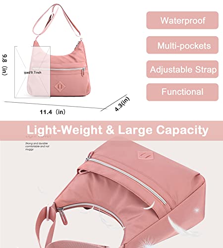 BASICPOWER Crossbody Bag Purse for Women, Multiple Pockets Lightweight Waterproof Shoulder Bags Travel Tote Handbag