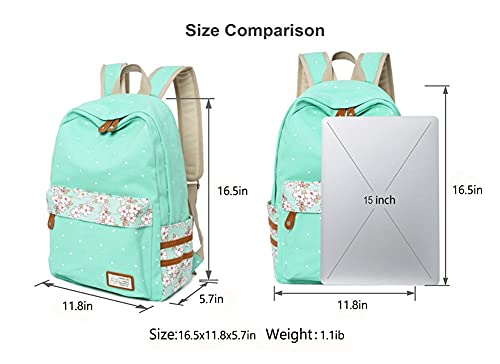 Himoop Girls Sailor Moon School Backpack Casual Bookbag Wear-Resistant Rucksack Travel for Kids, Pink9, One Size