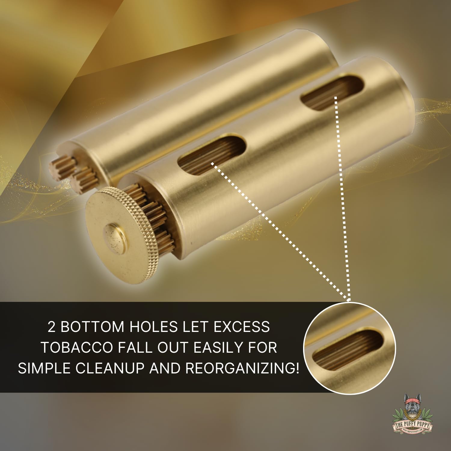 The Original Rollie Solid Brass Cigarette Rolling Machine Manual, Tobacco Roller Machine, Cigarette Maker Machine Uses 70mm Rolling Paper