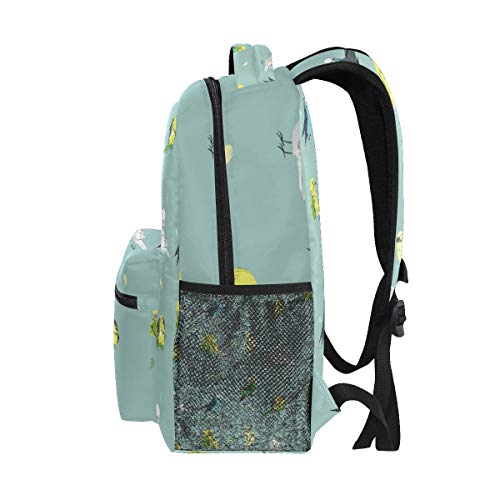 Lightweight Backpack for School, Budgie Bird College Bag Casual Daypack for Travel